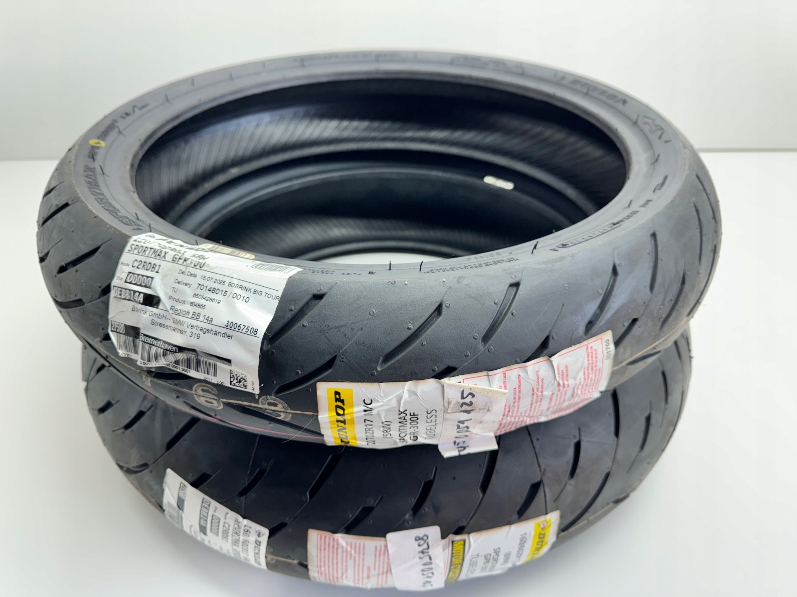 DUNLOP SPORTMAX GPR 300 120/60ZR17 160/60ZR17 KOMPLET 2025 – MOTOMASTER